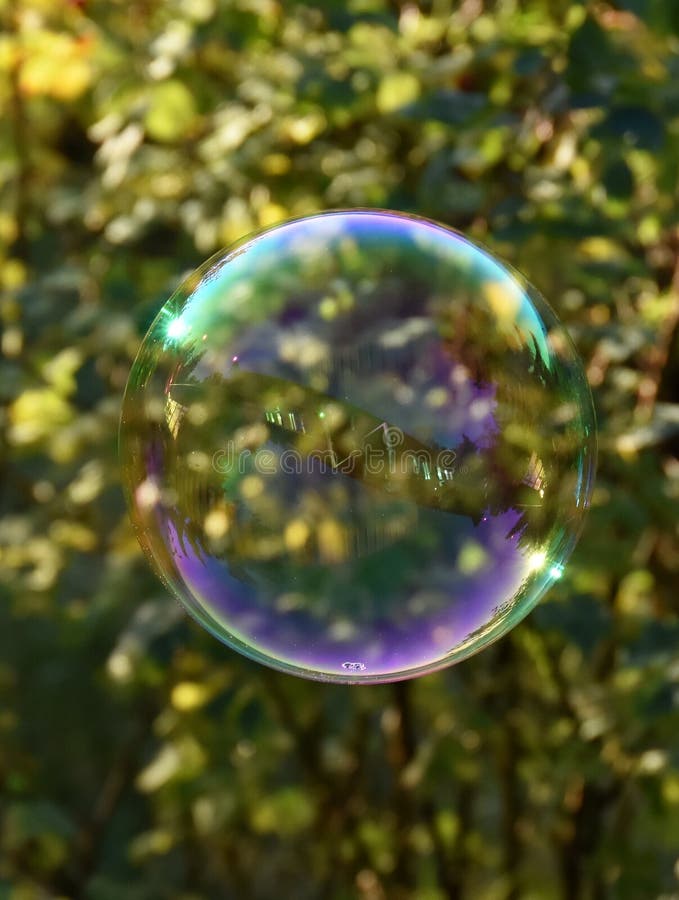 Soap bubble reflection stock photo. Image of macro, imagination - 102219360