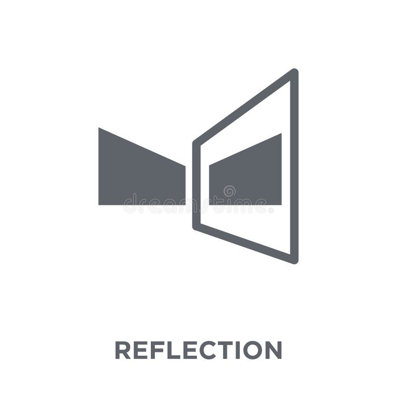 Reflection Icon. Trendy Modern Flat Linear Vector Reflection Icon on ...