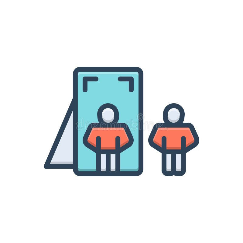 Self Reflection Icon Stock Illustrations – 1,335 Self Reflection Icon ...