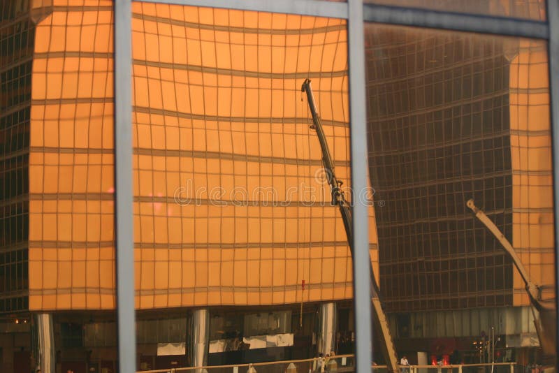 Reflection of Image on Glass Window at Outdoor 8 Aug 2004 Editorial ...