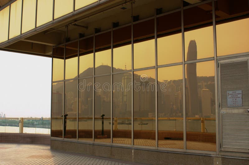 Reflection of Image on Glass Window at Outdoor 29 June 2004 Editorial ...