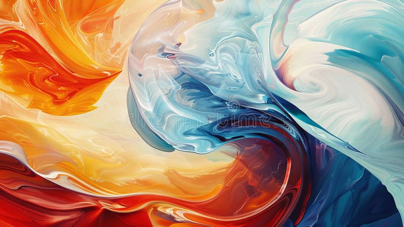 A Reflection of Inner Turmoil As Emotions Ripple through Abstract Forms ...