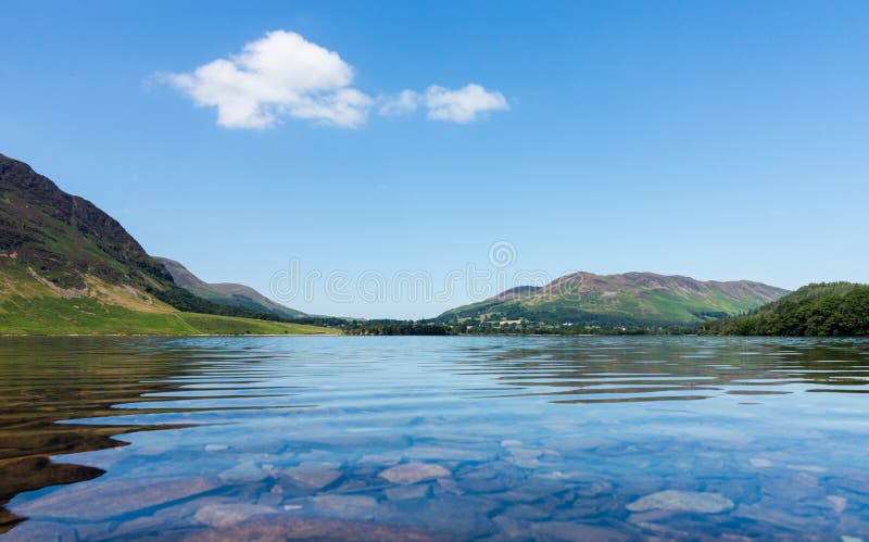 Tourists on Canoe on Calm Blue Loch Lomond Lake in Luss, Scotland, 21 ...
