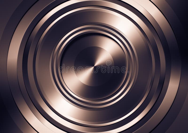 Reflection metal circle. stock illustration. Illustration of design ...