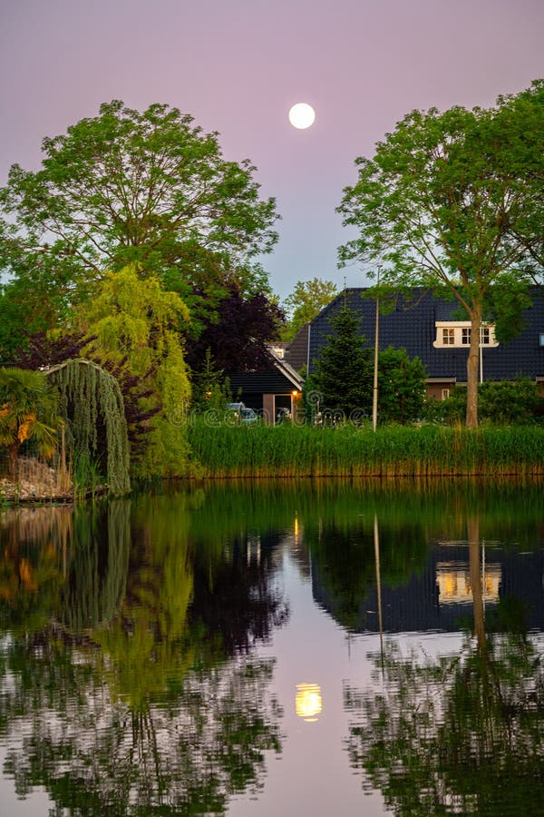Reflection of the Moon on the Waters of the Sea. Lunar Day, Bright ...