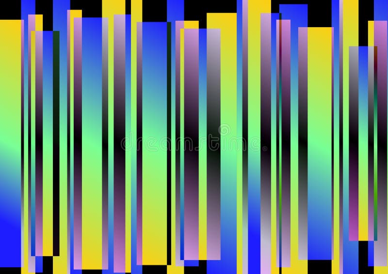 Reflection Multicolor Bar Abstract Background Stock Vector ...