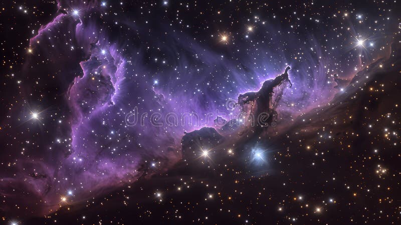 A Reflection Nebula in Constellation Stock Photo - Image of travel ...