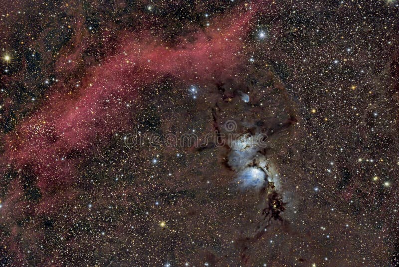 Reflection Nebula M78 stock image. Image of nebula, moon - 198852627