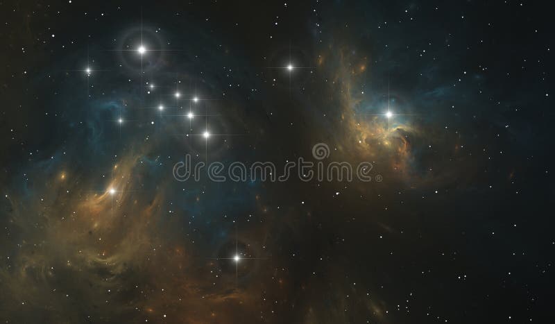 Reflection Nebula the Site of Star Formation, Nebula Radiates by ...