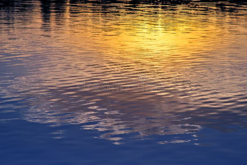 Reflection of Night City Lights in the River Stock Image - Image of ...
