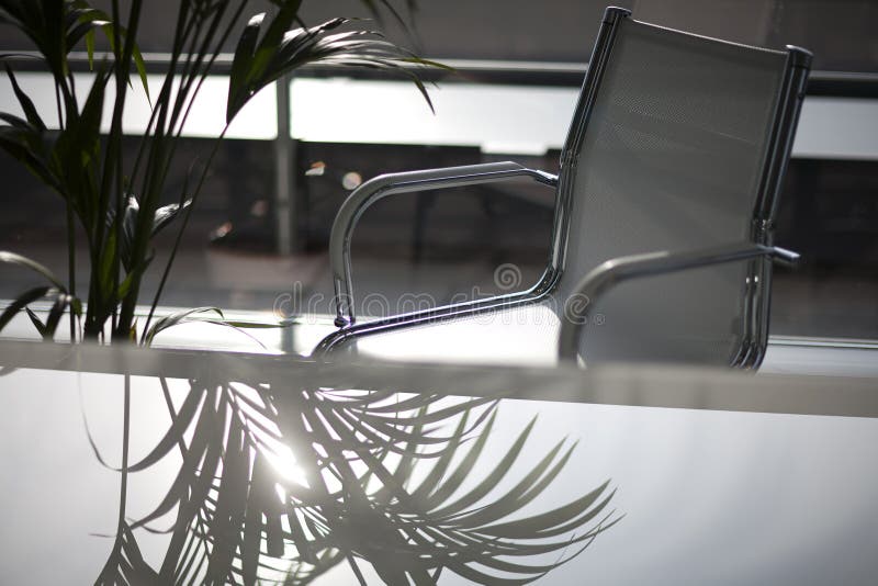 Reflection Office Building Glass Wall Stock Image - Image of business ...