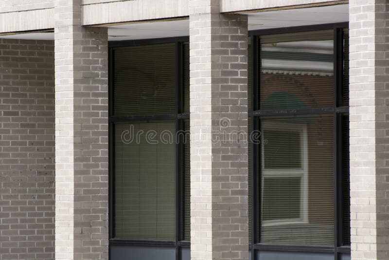 Window Reflection of Window Stock Photo - Image of detail, columns ...