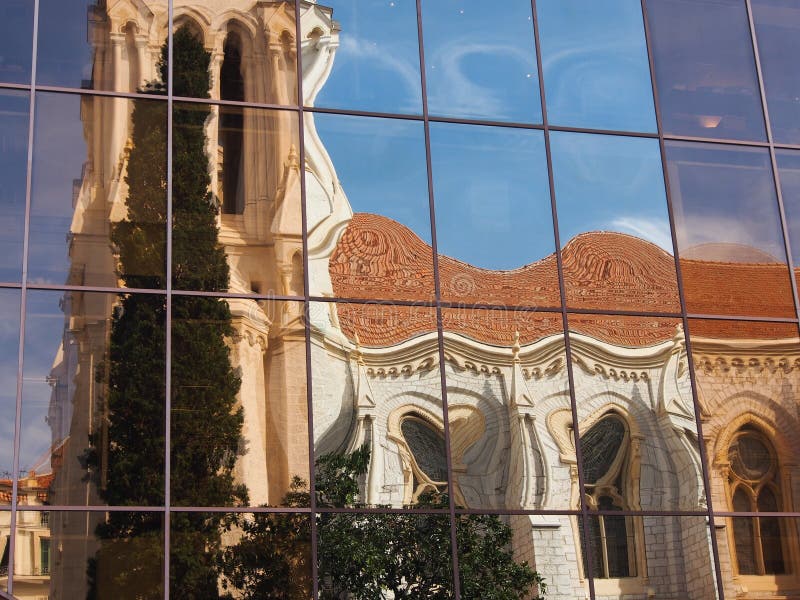 Reflection of the past stock image. Image of building - 28275461