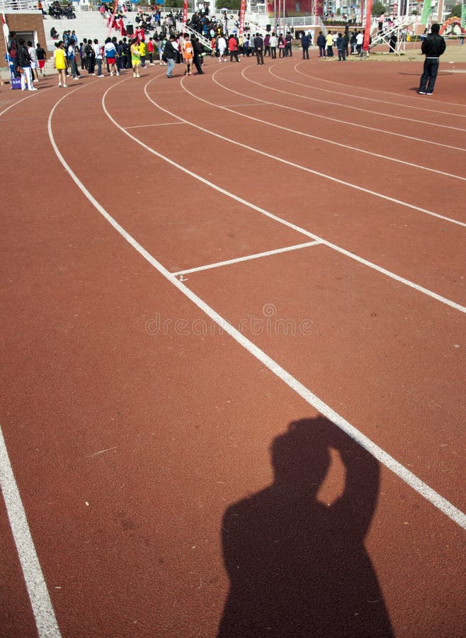 Reflection of the Photographer on the Runway Editorial Image - Image of ...