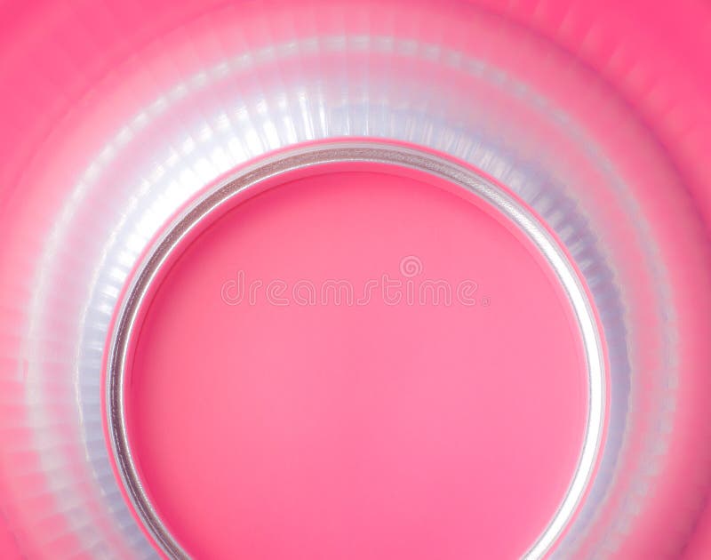 Reflection of Pink Light in the Reflector. Stock Image - Image of ...