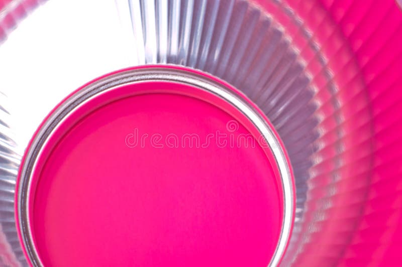 Reflection of Pink Light in the Reflector. Stock Photo - Image of ...