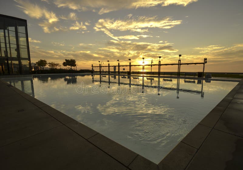 Reflection Pool stock photo. Image of reflection, ontario - 46440858
