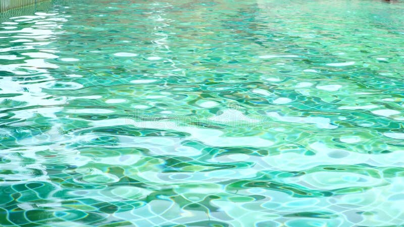 Reflection on the Pool Surface.Swimming Pool Water Sun Reflection Background. Ripple Water Stock ...