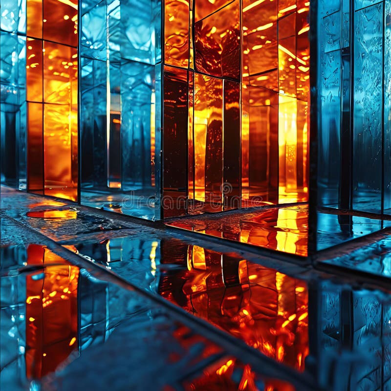 Reflection of Reflections a Reflection of Multiple Ref Stock ...