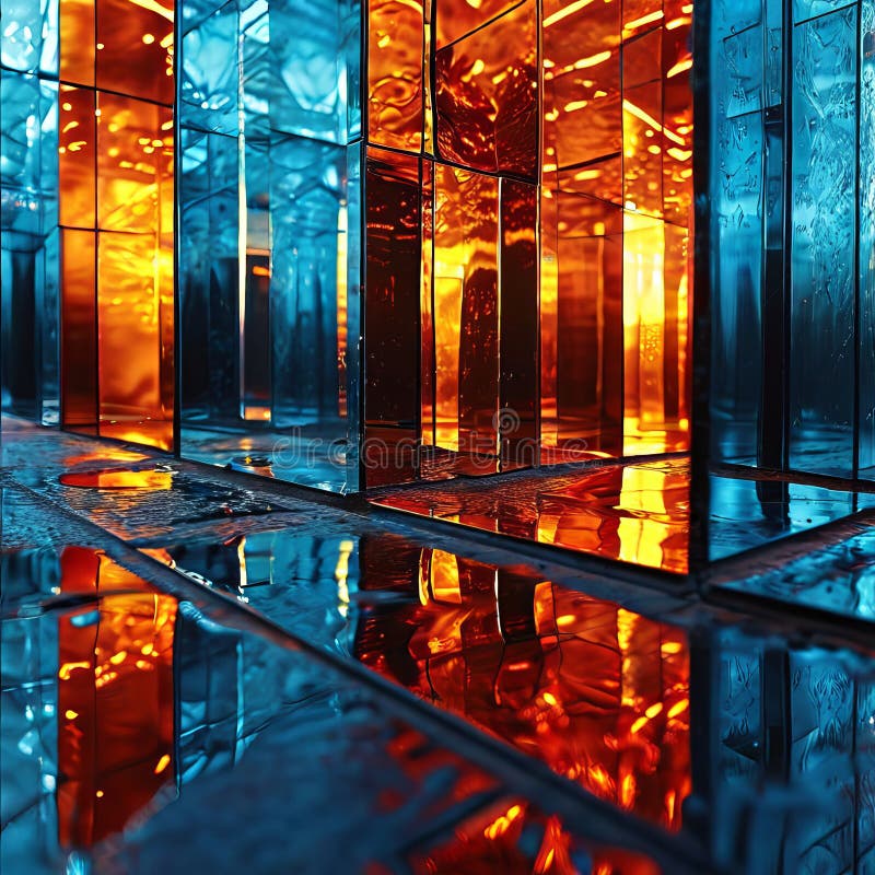 Reflection of Reflections a Reflection of Multiple Reflective S Stock ...