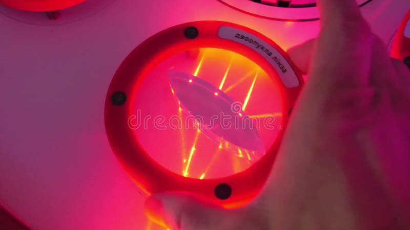 Reflection and Refraction of Laser Beams from Glass in Form of Biconvex ...