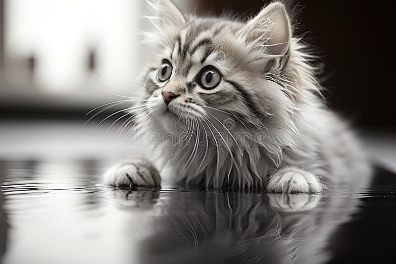 Reflection Riddle: Capture the Cat S Perplexed Face As it Encounters ...