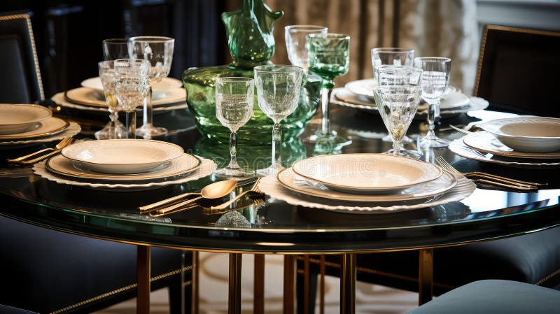 Reflection round glass stock illustration. Illustration of glass ...