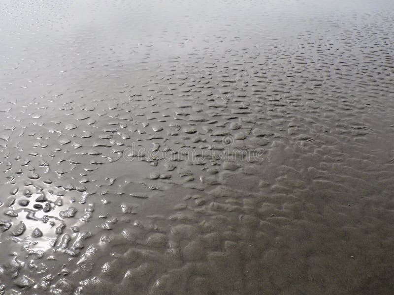 Reflection on sand stock photo. Image of water, grey - 21726822