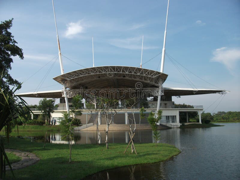 Building by the Lake stock photo. Image of building - 233144156