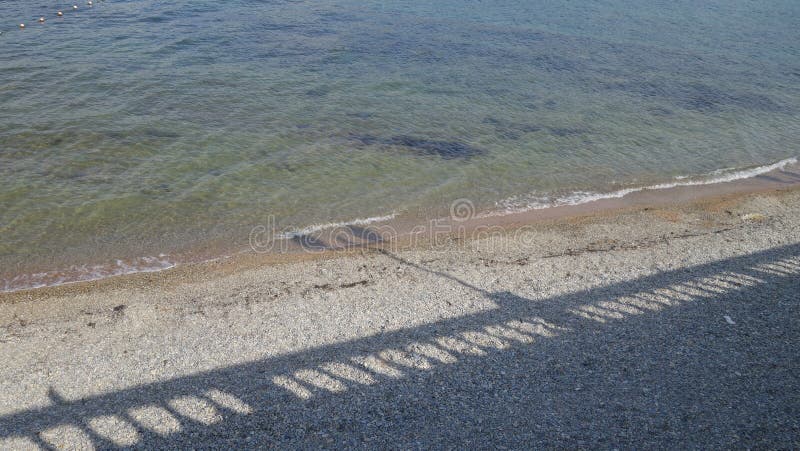 Reflection on the Sea Shore Stock Photo - Image of beach, calm: 128329798