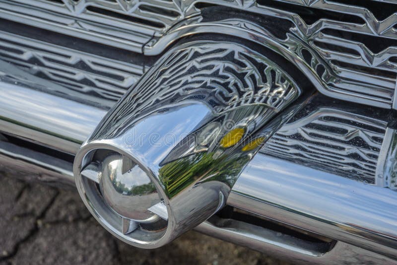 Reflection in a shiny car stock image. Image of retro - 252796935