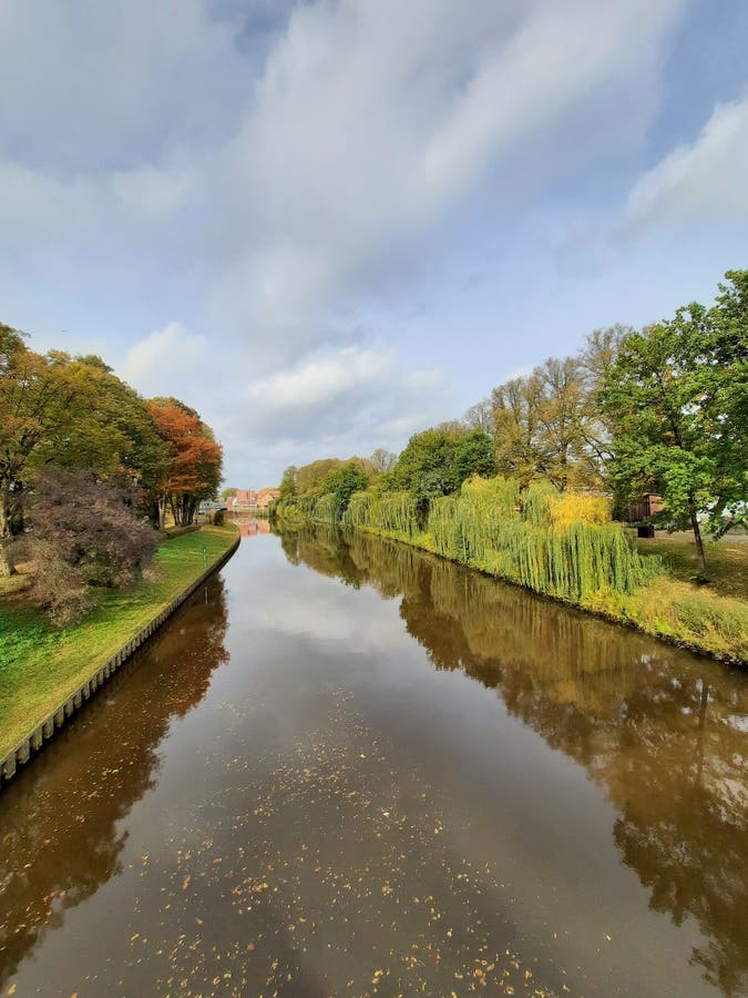 Reflection of the Sky in the Water Stock Image - Image of excursion ...