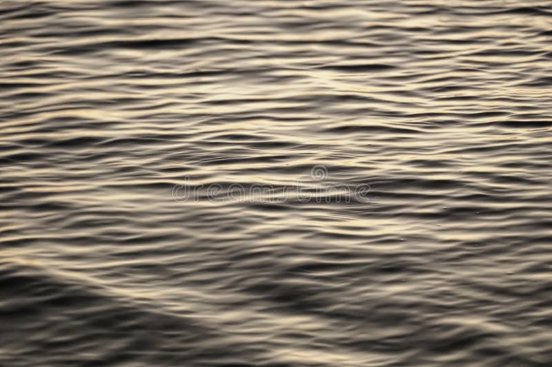 The Reflection of the Sun Glare on the Surface of the Wavy Sea Water ...