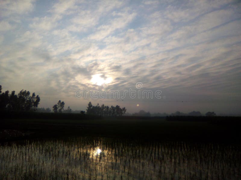 Reflection of sun light stock photo. Image of nature - 108836794