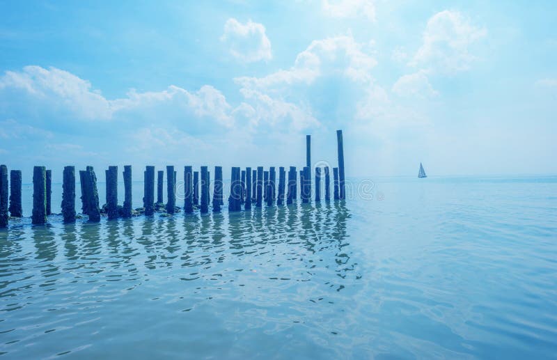 Reflection of Sunlight on the Surface of the Sea Stock Photo - Image of ...