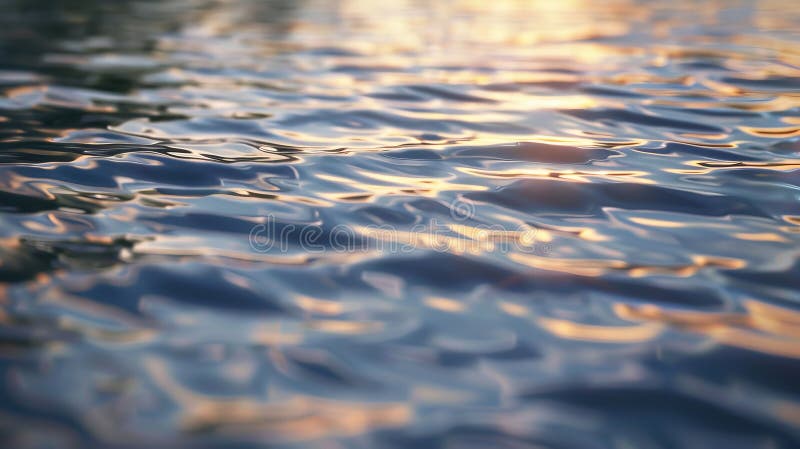 Reflection of Sunlight on Water Surface, Abstract Nature Background ...
