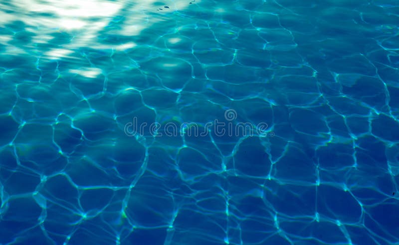 The Reflection of the Suns Rays in the Water in the Pool with Sea Water ...