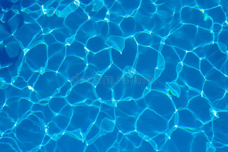 The Reflection of the Suns Rays in the Water in the Pool with Sea Water ...