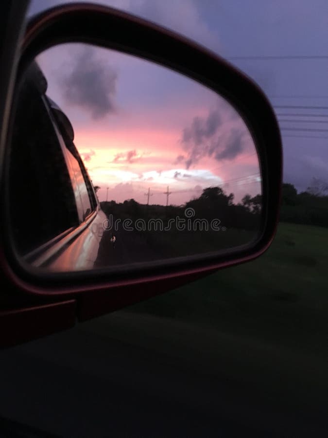 Reflection of the sunset stock image. Image of golden - 115973627