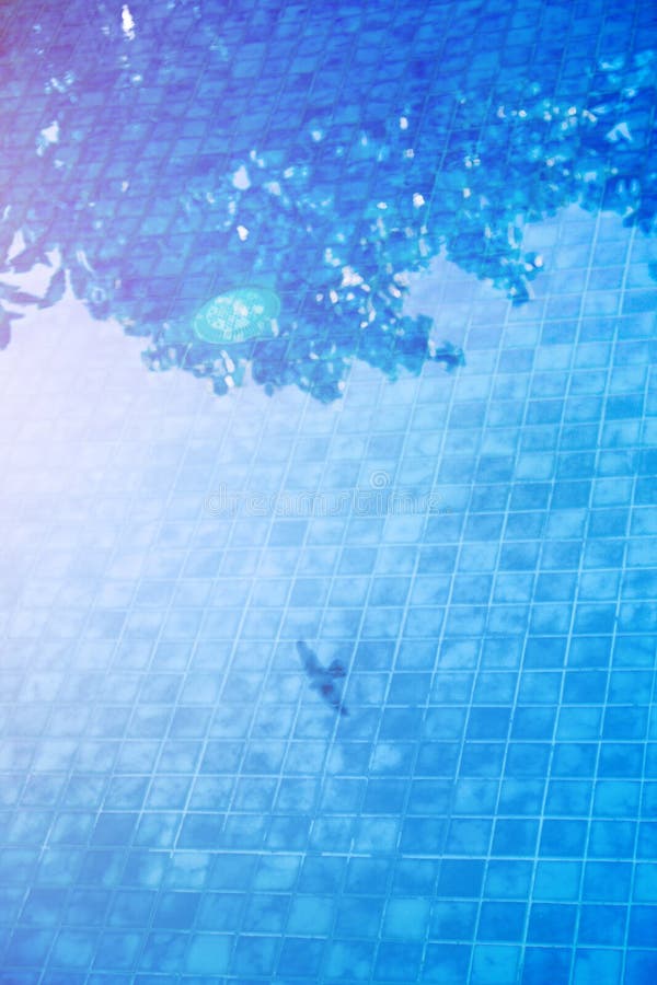 Swimming pool surface stock photo. Image of reflection - 112118568