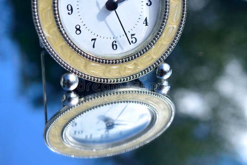 Reflection in Time stock photo. Image of rough, checking - 65473352