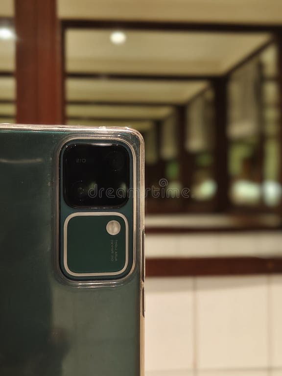 The Reflection of Two Mirrors that Form a Shadow Like in a Tunnel Stock ...