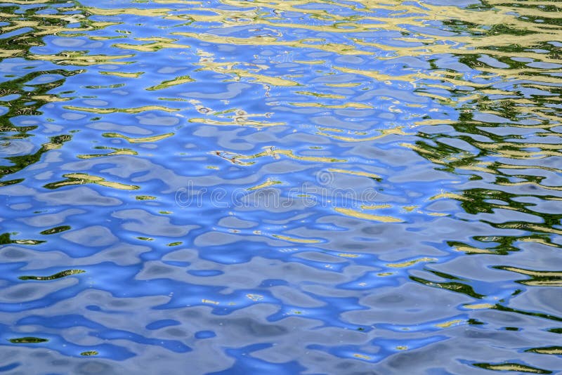Reflection water colors stock image. Image of seascape - 44510539
