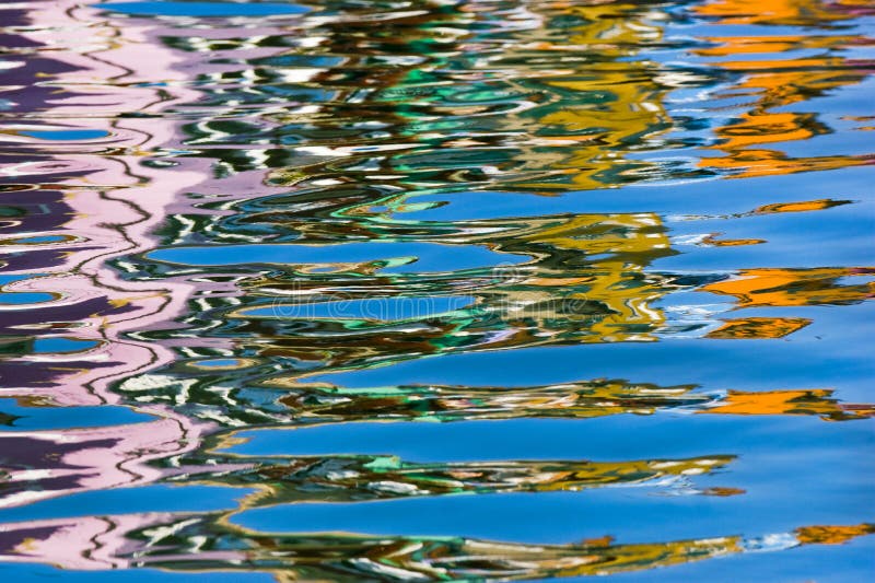 Reflection in water stock photo. Image of burano, blur - 40758692