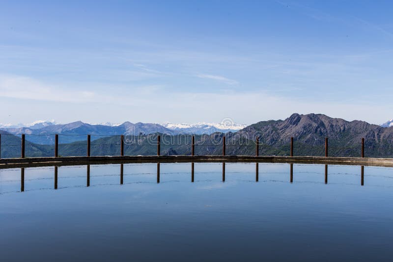 Reflection in Water of Mountain Lakes Stock Photo - Image of landscape ...