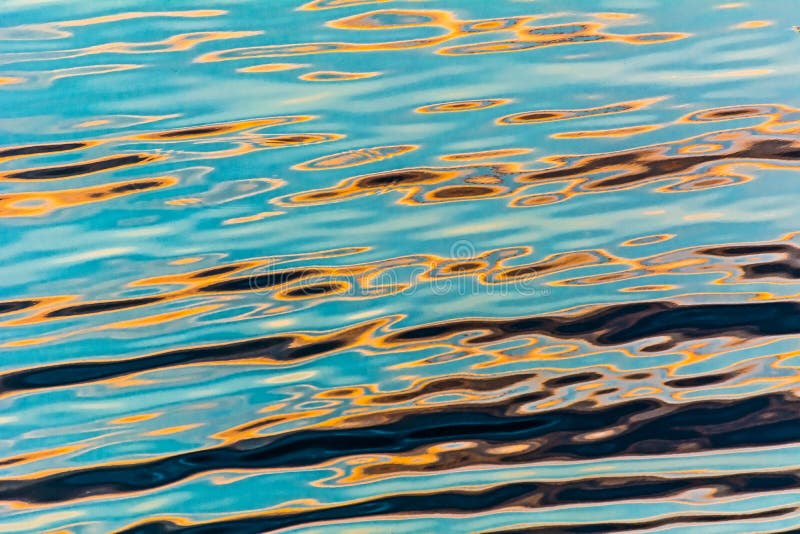 Reflection in Water Ripples Stock Image - Image of flowing, closeup ...