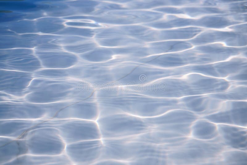 Reflection of Water Surface Above White Tiles Pattern Make Light and ...