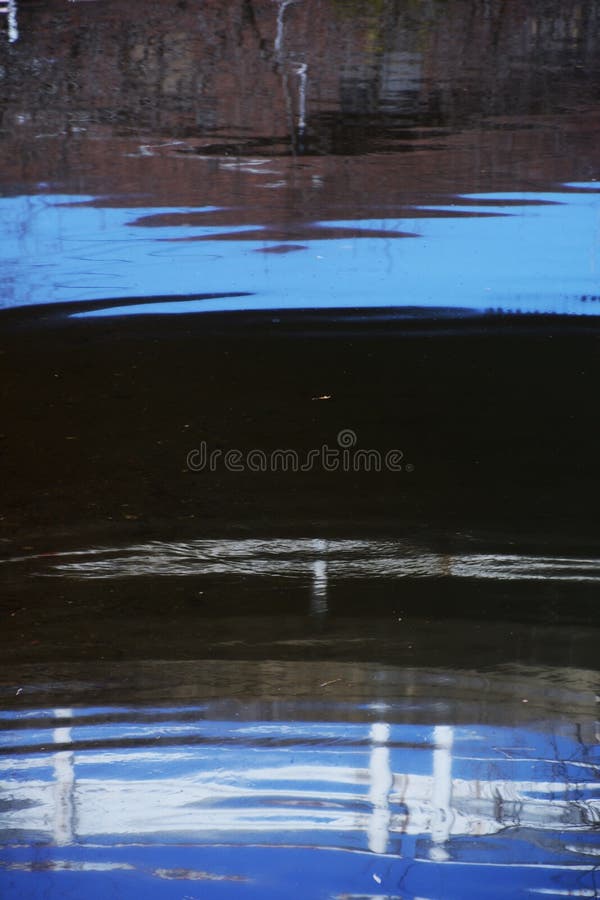 Reflection of the Water Surface Stock Image - Image of outdoor, nature ...