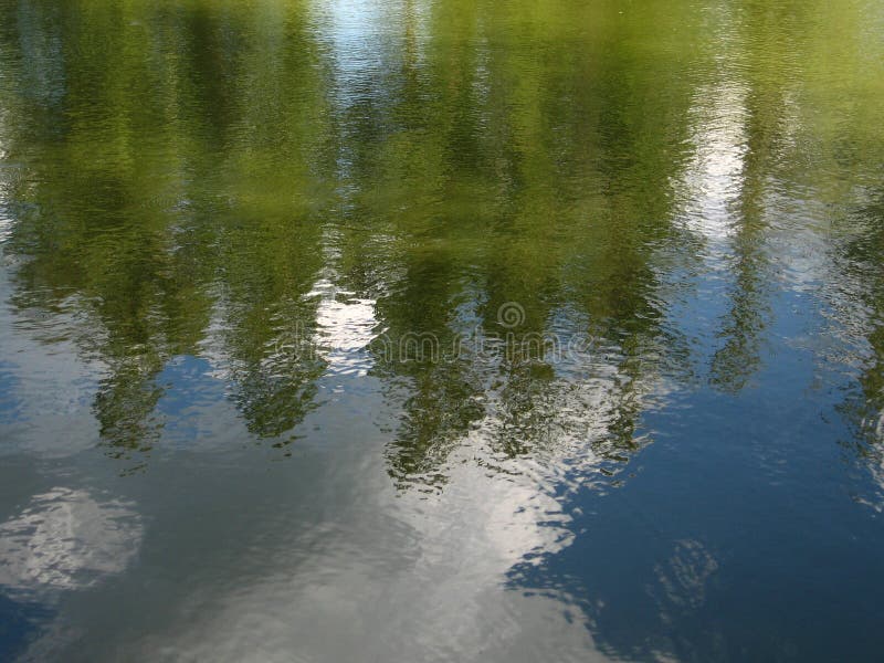 Reflection on water stock image. Image of color, reflect - 99899535
