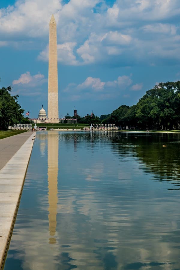 Reflection, Waterway, Sky, Water Stock Photo - Image of monument ...